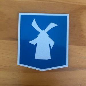 Dutch Bros | Other | Dutch Bros Windmill Emblem Sticker | Poshmark